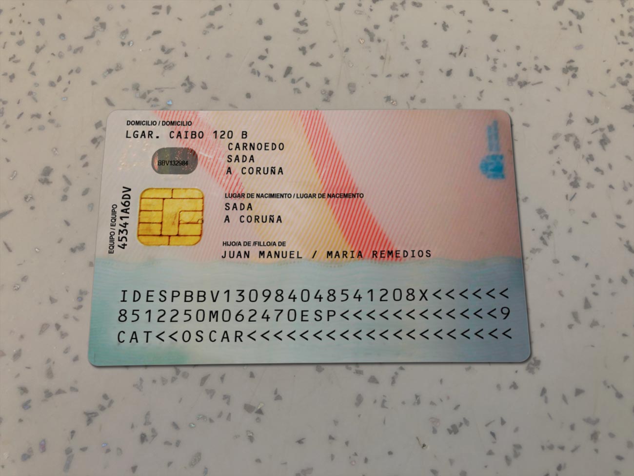 Spain Identity Card PSD Template – PSD Craftify